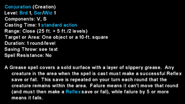 Best cRPGs: Wizard Level 1 Spells, Temple of Elemental Evil ToEE Best ...