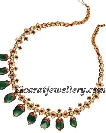 Traditional Jaipur Necklace - Jewellery Designs