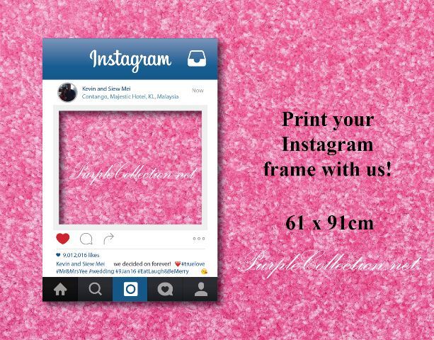 Instagram Frame Foam Board