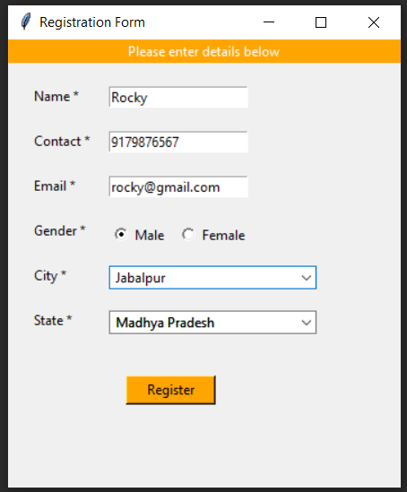Create Window Registration Form In Python And Store Data Text File create-window-registration-form-in-python-and-store-data-text-file