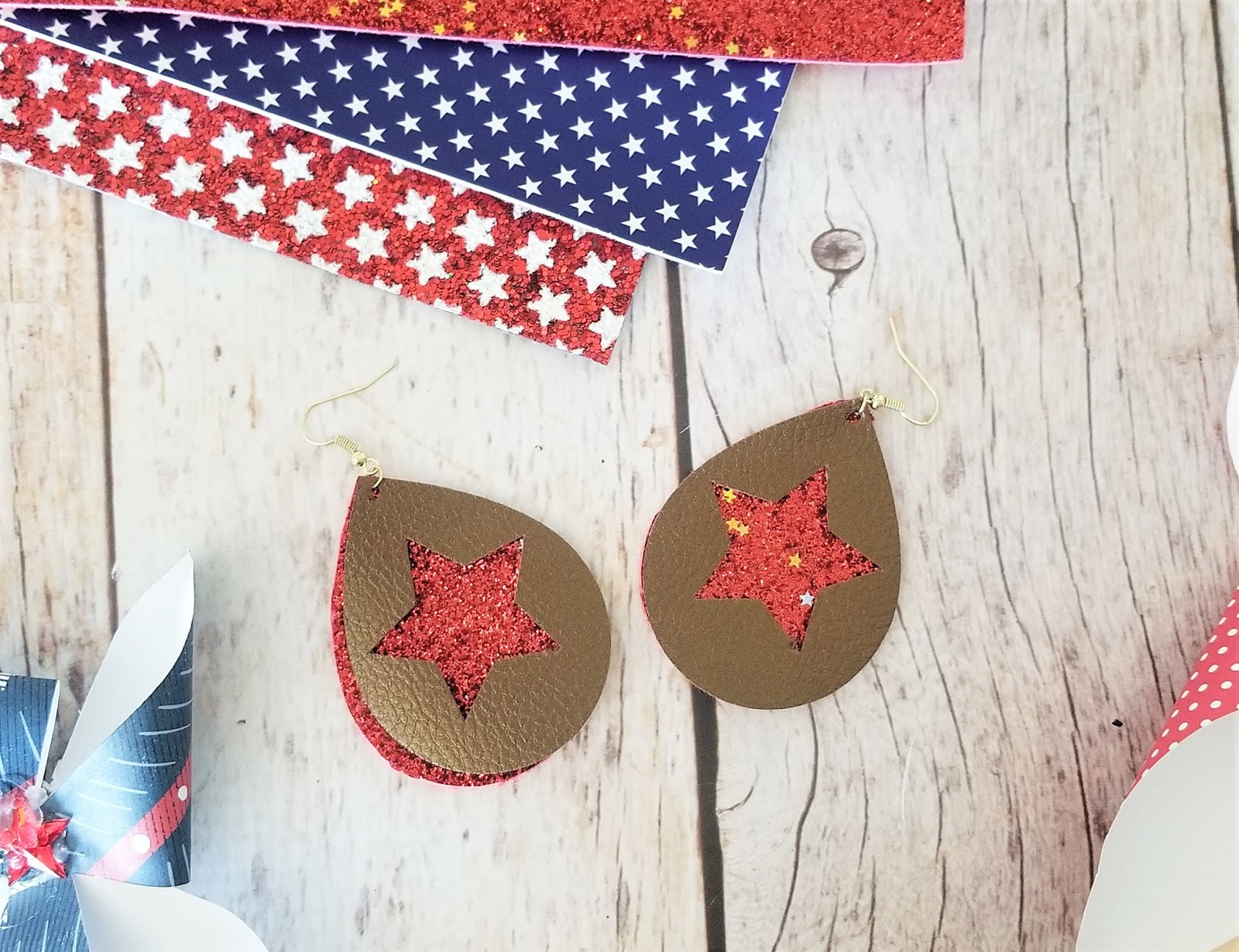 Spectacular and Free Patriotic Earring Cut Files | Sew Simple Home