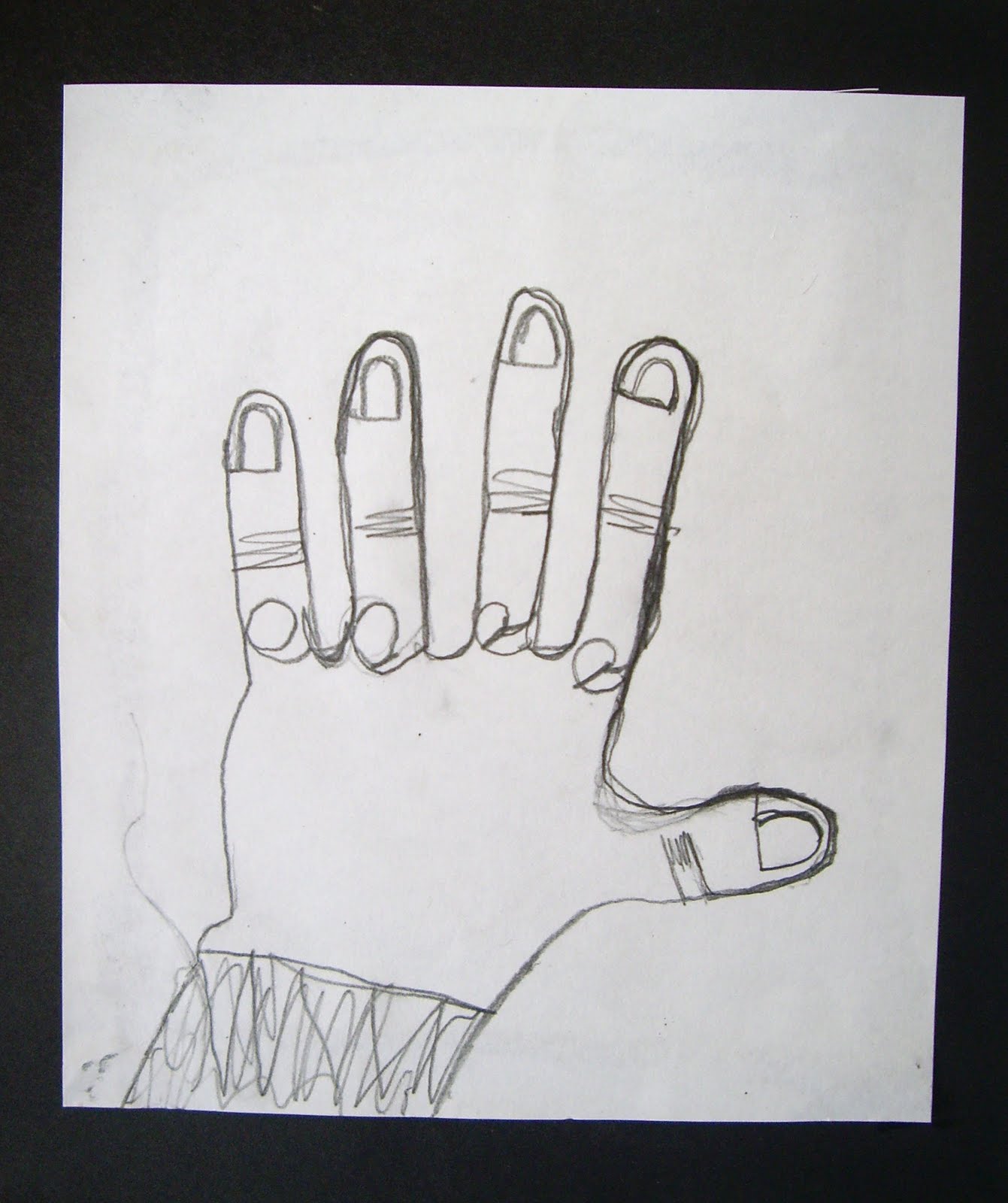 Use Your Coloured Pencils: Contour Drawing Hands