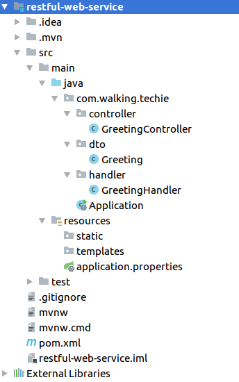 RESTful Web Service with Spring Boot - Walking Techie
