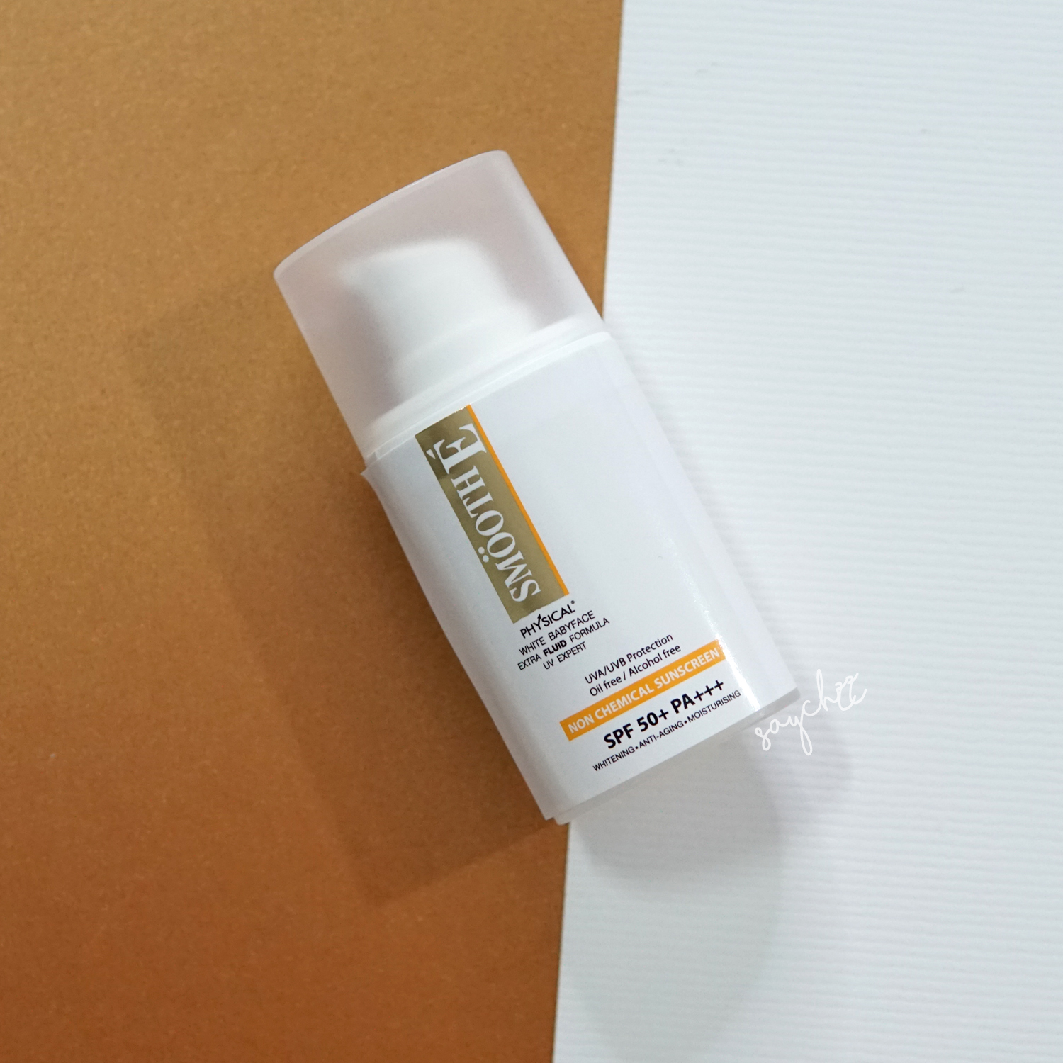review : Smooth E Physical White Sunscreen Extra Fluid กันแดดสำหรับผิว ...