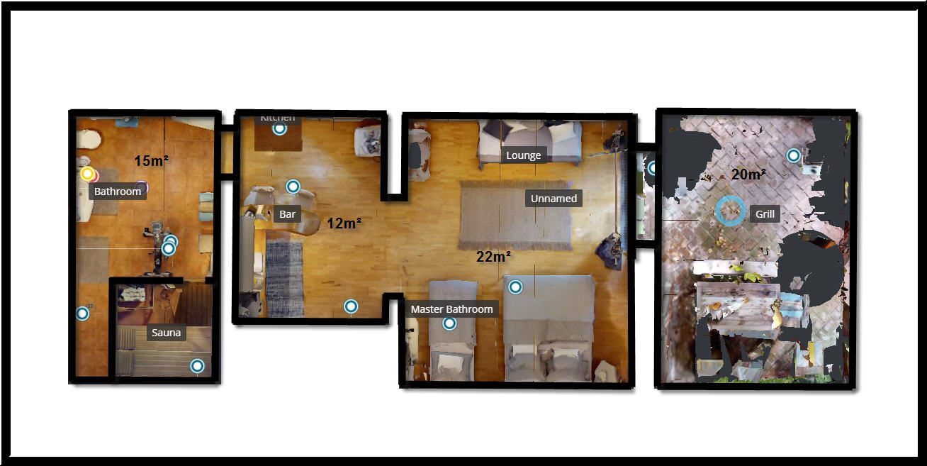 3D Scanning + Floor Plan in M² Demo Only