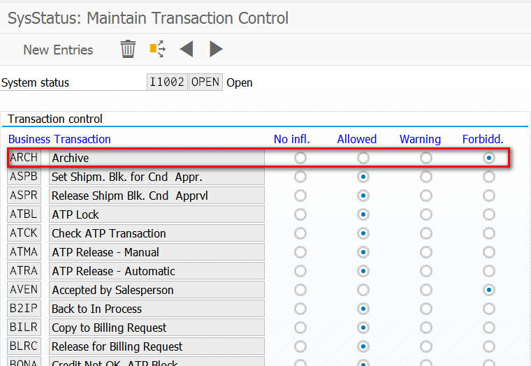 CRM status management important table | SAP Online Guides