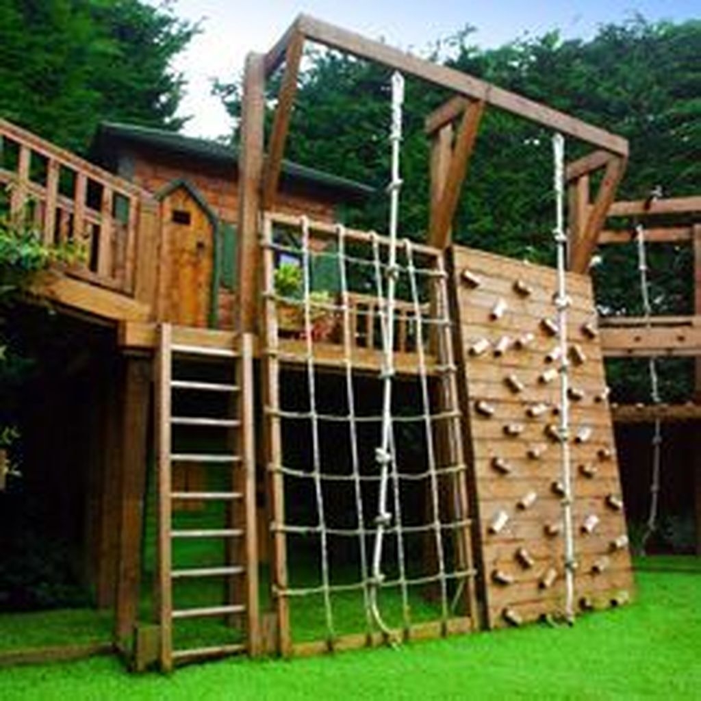 40 Incredible Backyard Playground Kids Design Ideas