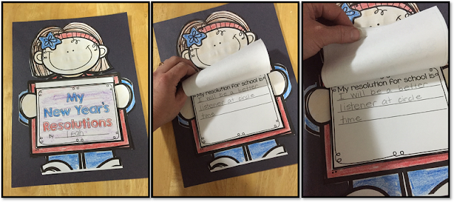 Free New Year's Resolutions Flipbook for Students | Hanging Around In ...