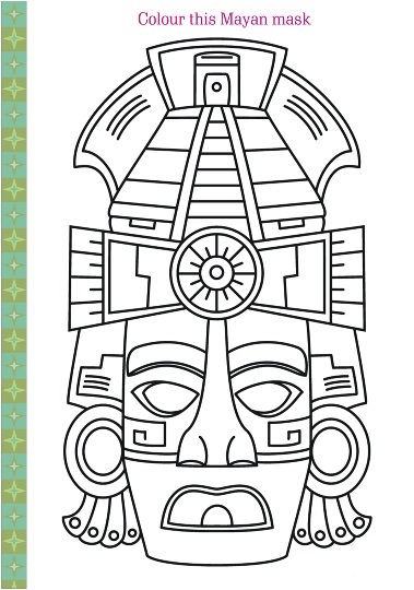 worksheets: Colour The Mask