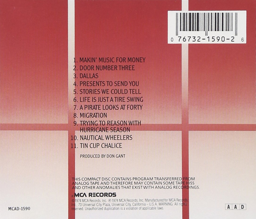 Classic Rock Covers Database: Jimmy Buffett - A1A (1974)