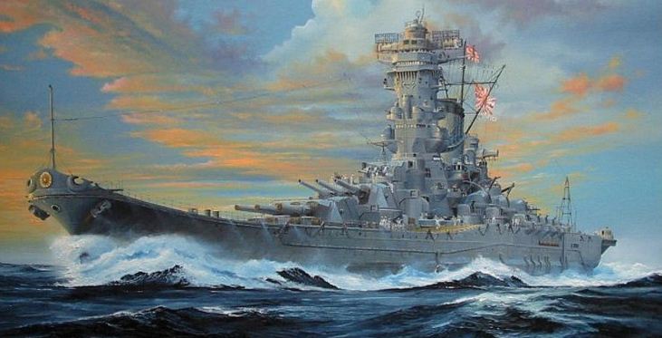 Os couraçados secretos do Japão Yamato tecnologia superior em sua época ...