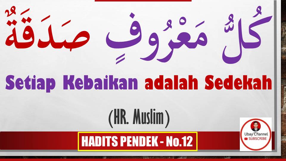 [Poster] Kumpulan Hadits Pendek - UBAY CHANNEL