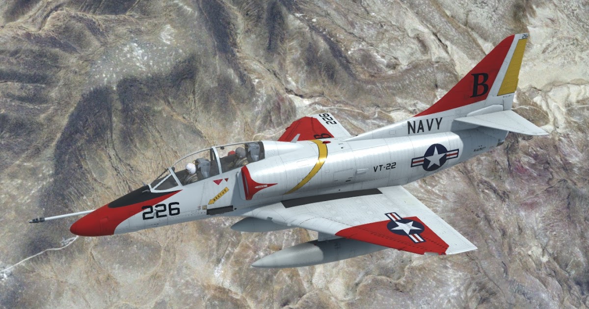 IndiaFoxtEcho Visual Simulations: TA-4 Skyhawk P3D v4 Release and Paintkit