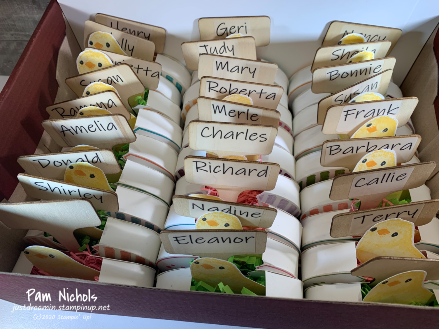 Just Dreamin' Stamps: Easter Dinner Placeholder