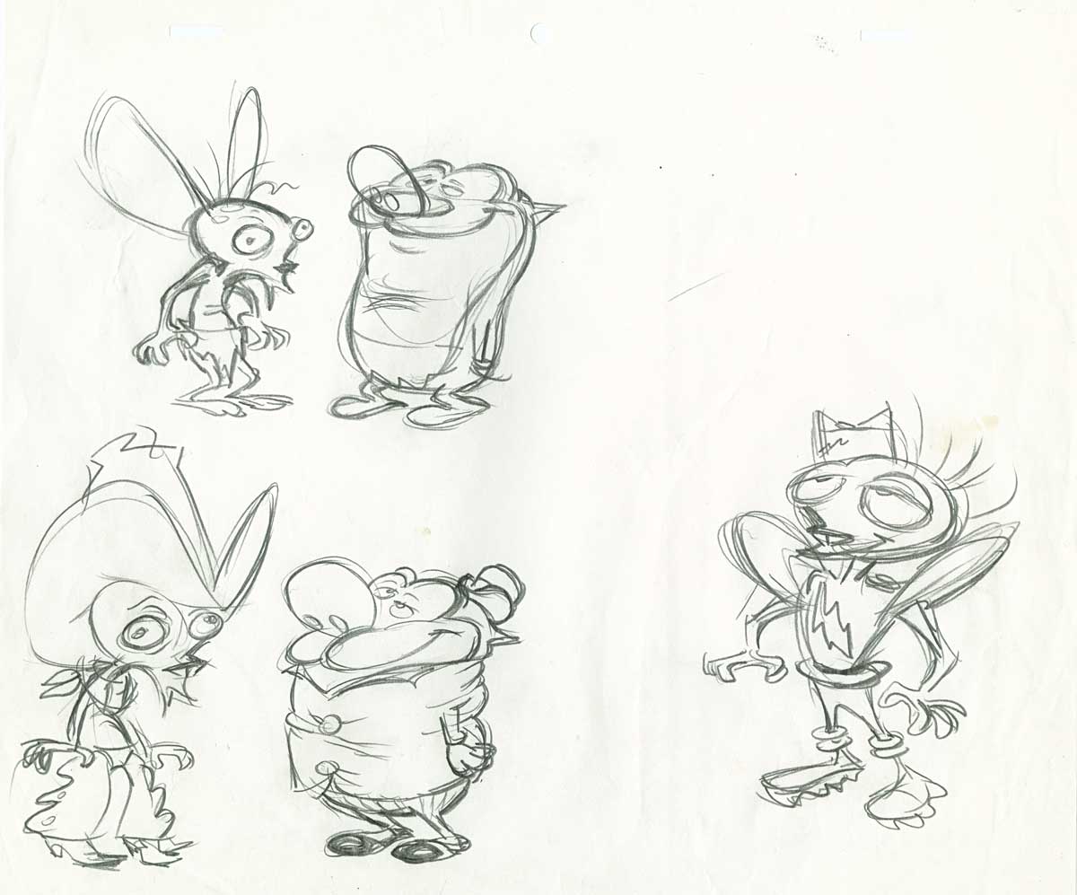JIM SMITH CARTOONS: Ren & Stimpy Layouts