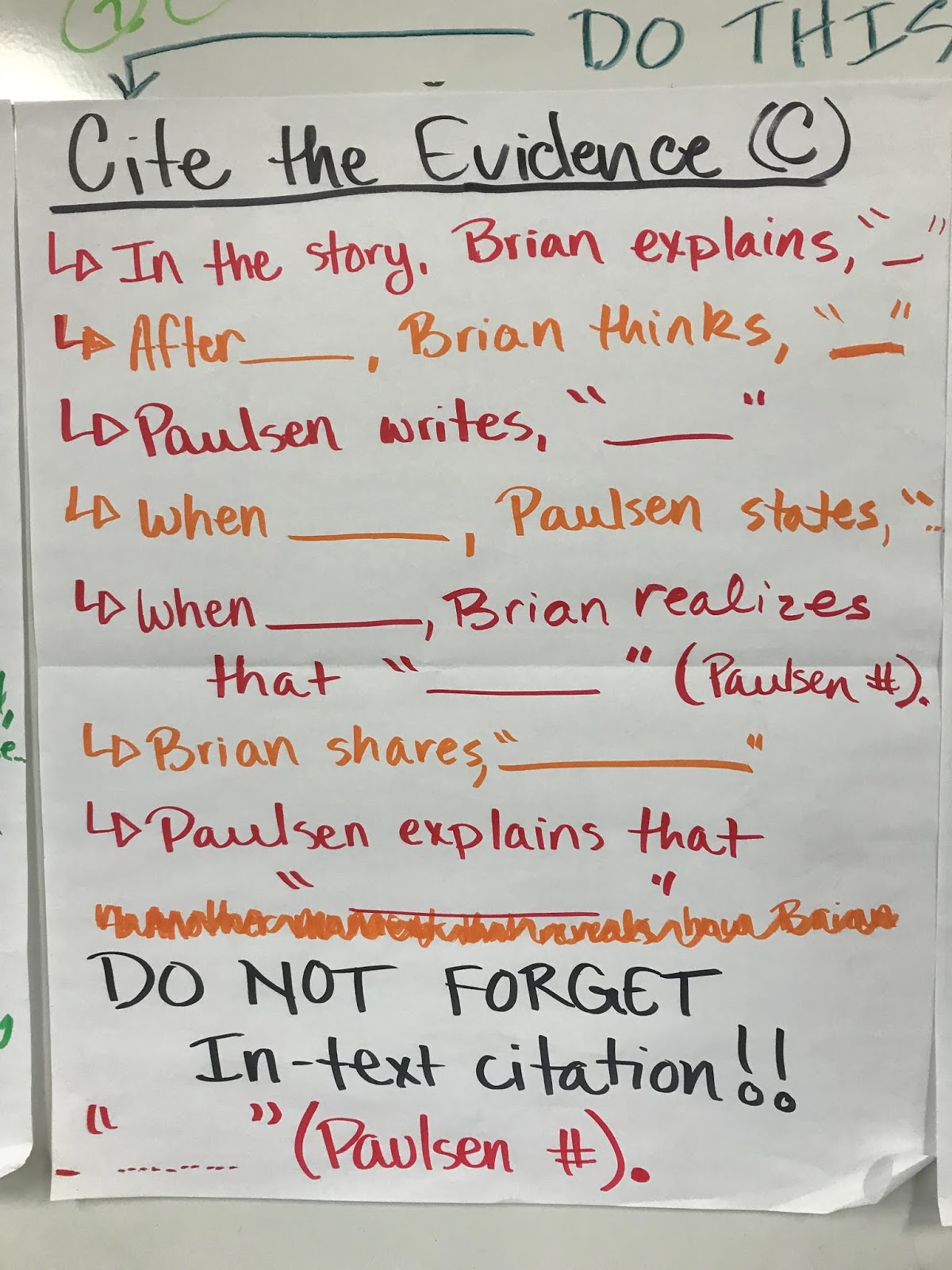 6th Grade Language Arts: 2019