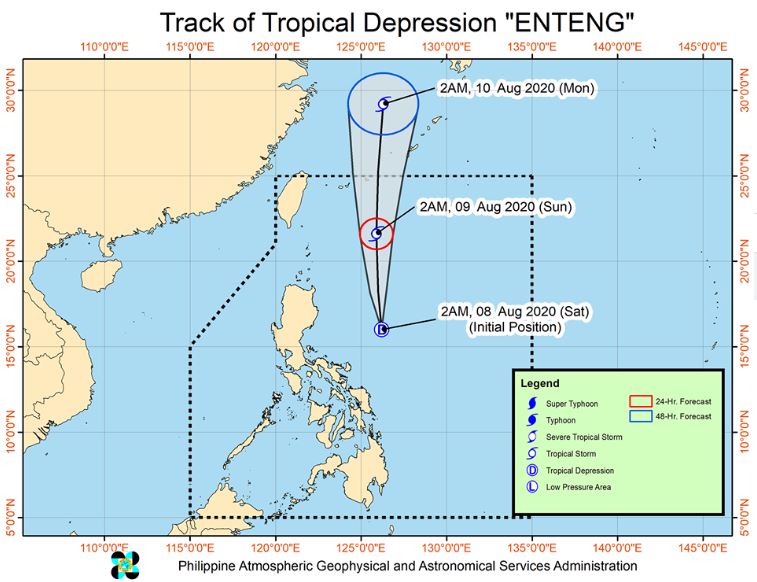 'Bagyong Enteng' PAGASA weather update August 8, 2020