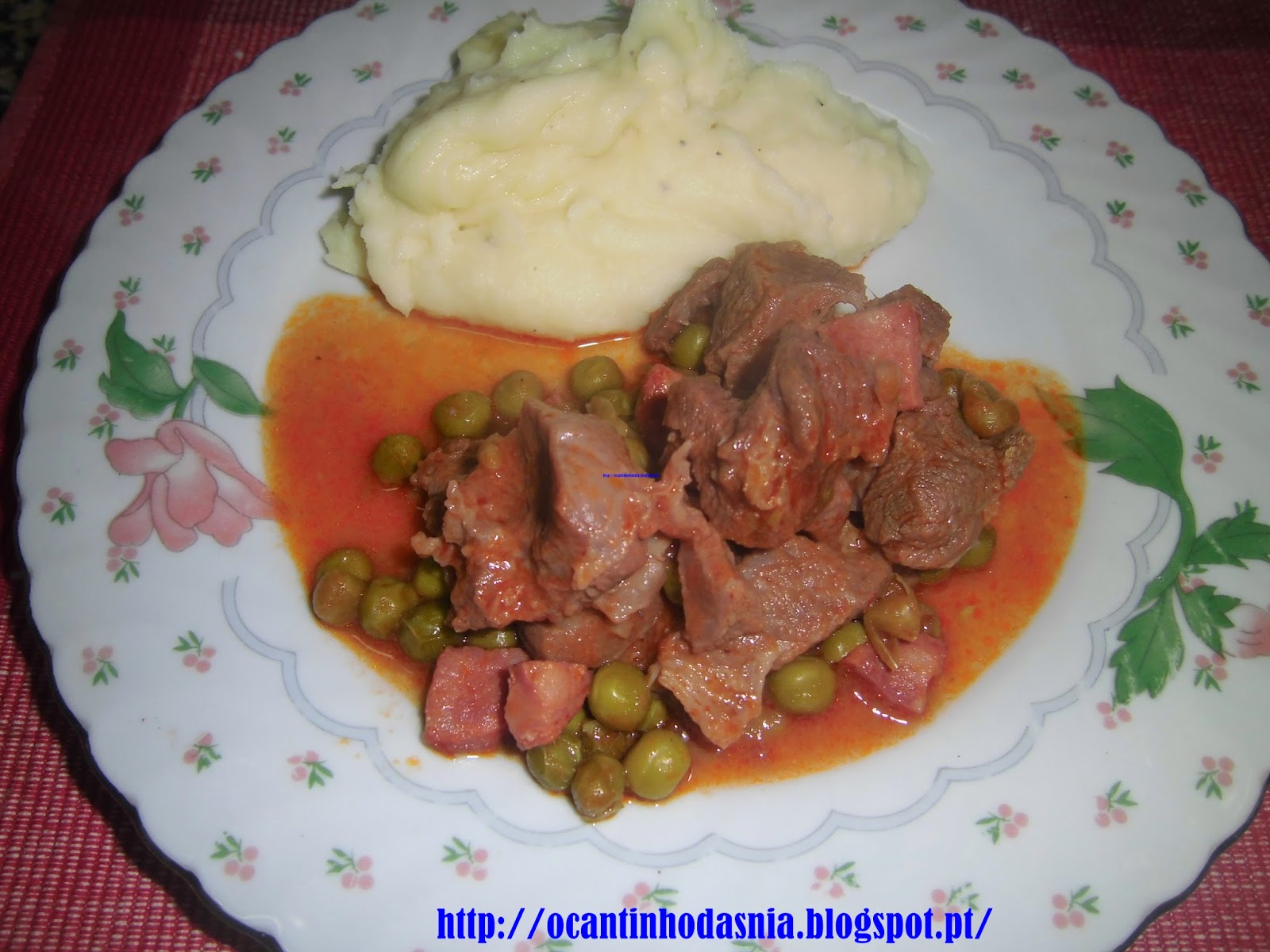 O Cantinho Da Sónia: VITELA ESTUFADA COM ERVILHAS ( CUISINE COMPANION ...