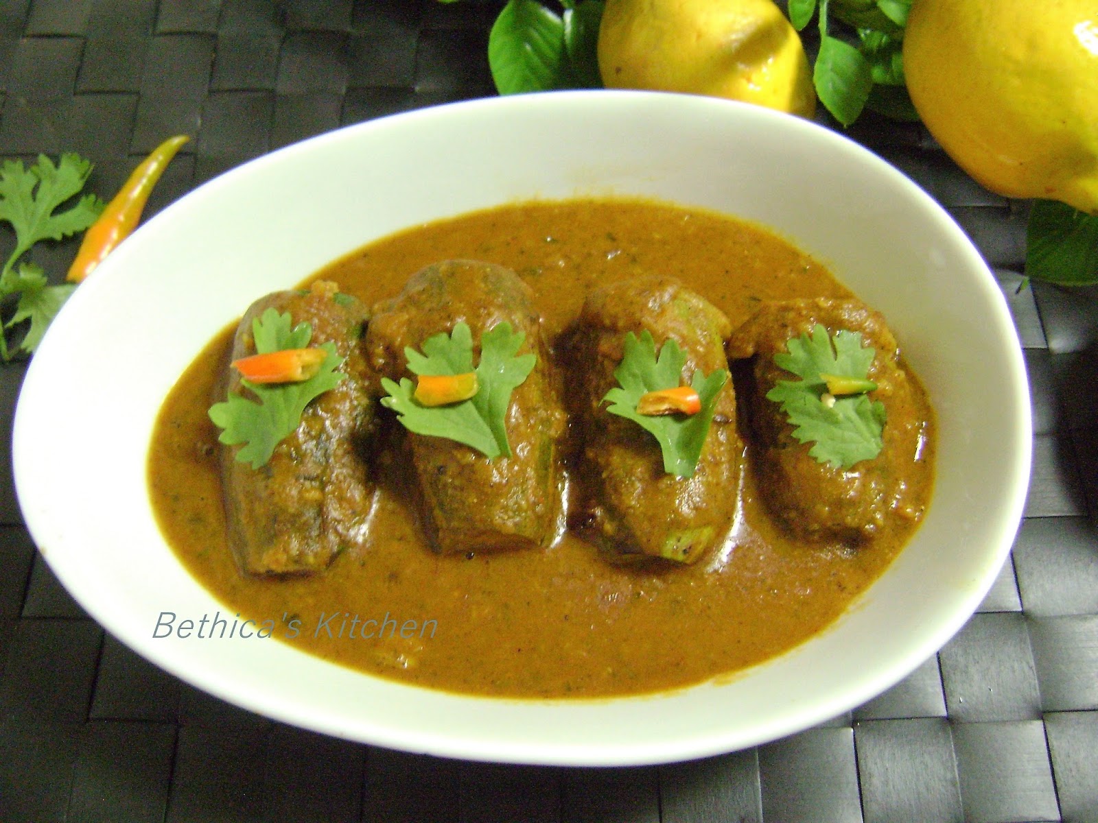 Bethica's Kitchen Flavours: Potoler Dolma (Stuffed Prawns Parwal ...