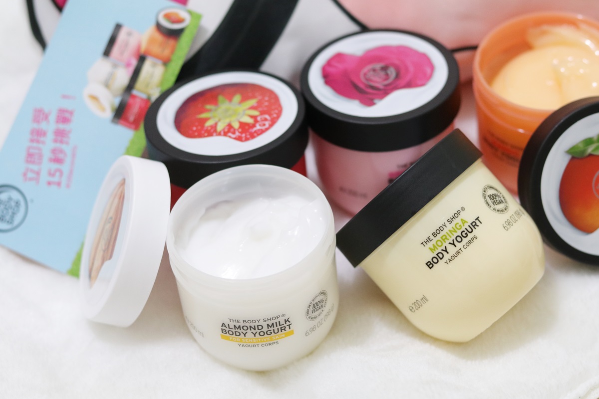 【保養】The Body Shop 15秒輕爽潤膚體驗 | Body Yogurt 身體補濕乳酪系列 - Katerina的花俏部落格 ...