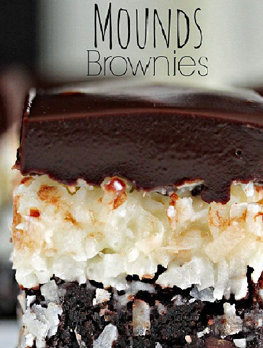 Easy beautiful Dessert: Mounds Brownies Recipe | Easy Beautiful Desserts