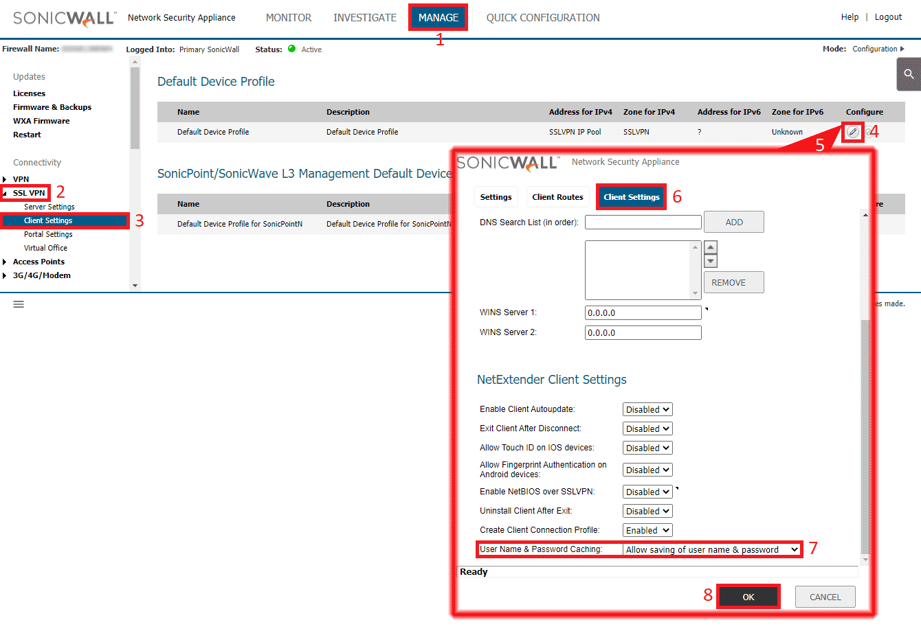 Pantallazos.es: SonicWall NetExtender: Conectar automáticamente el ...