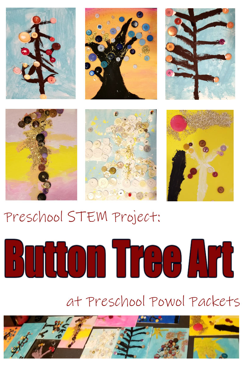 Preschool STEM: Button Board Art | Preschool Powol Packets