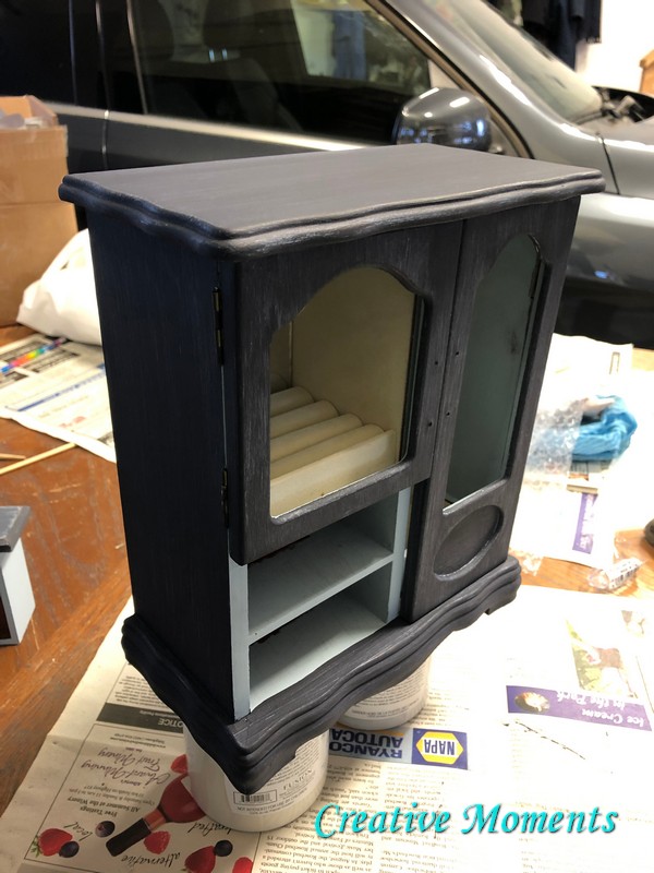 Blue Jean Finish Jewelry Box