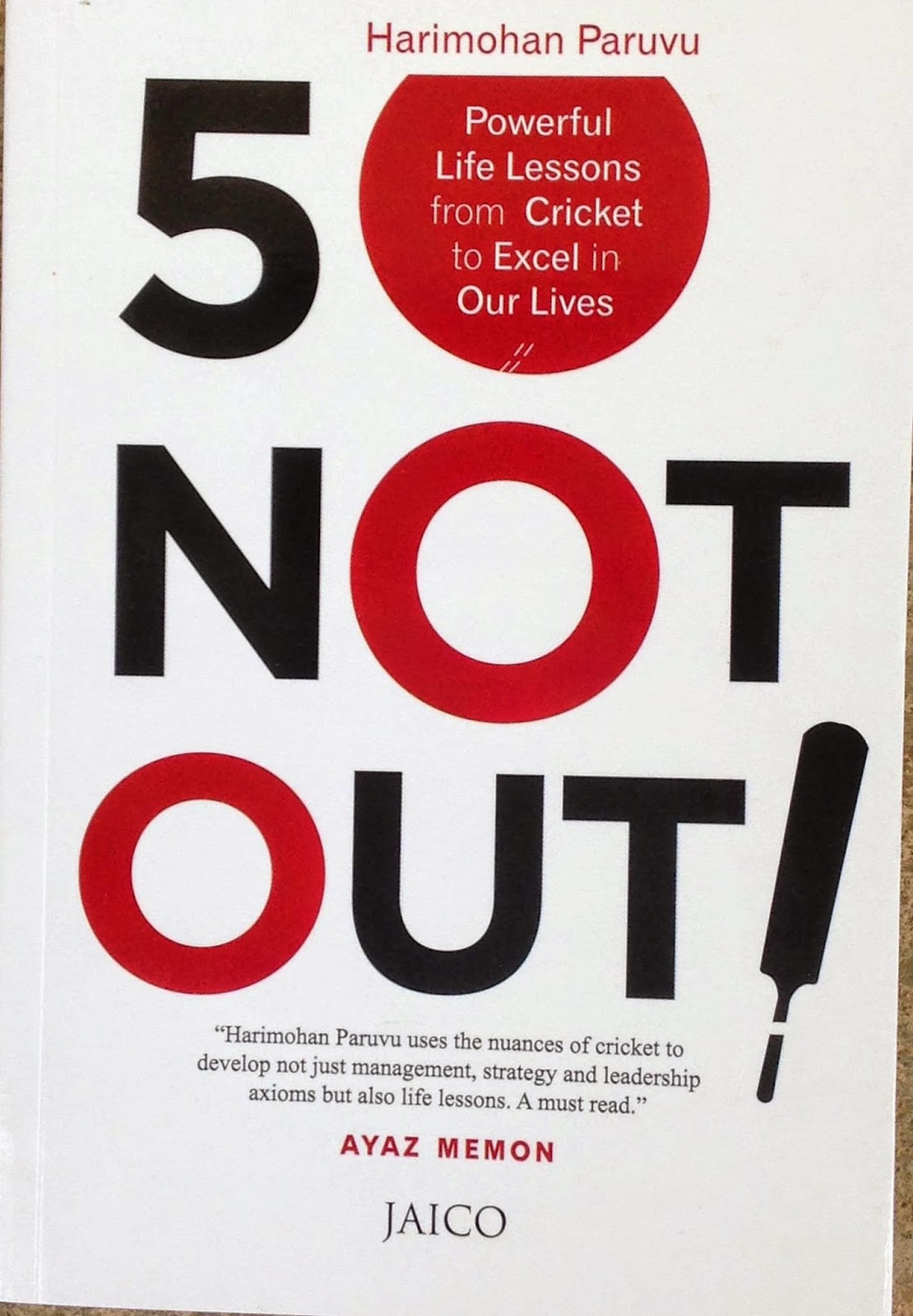 Vinod Ekbote: At the Launch of '50 Not Out' Harimohan Paruvu