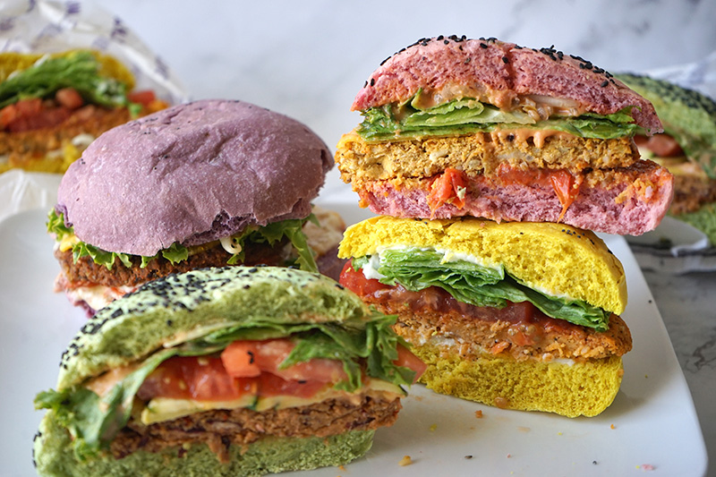 Italy's vegan burger chain flower burger is now open in Los Angeles ...
