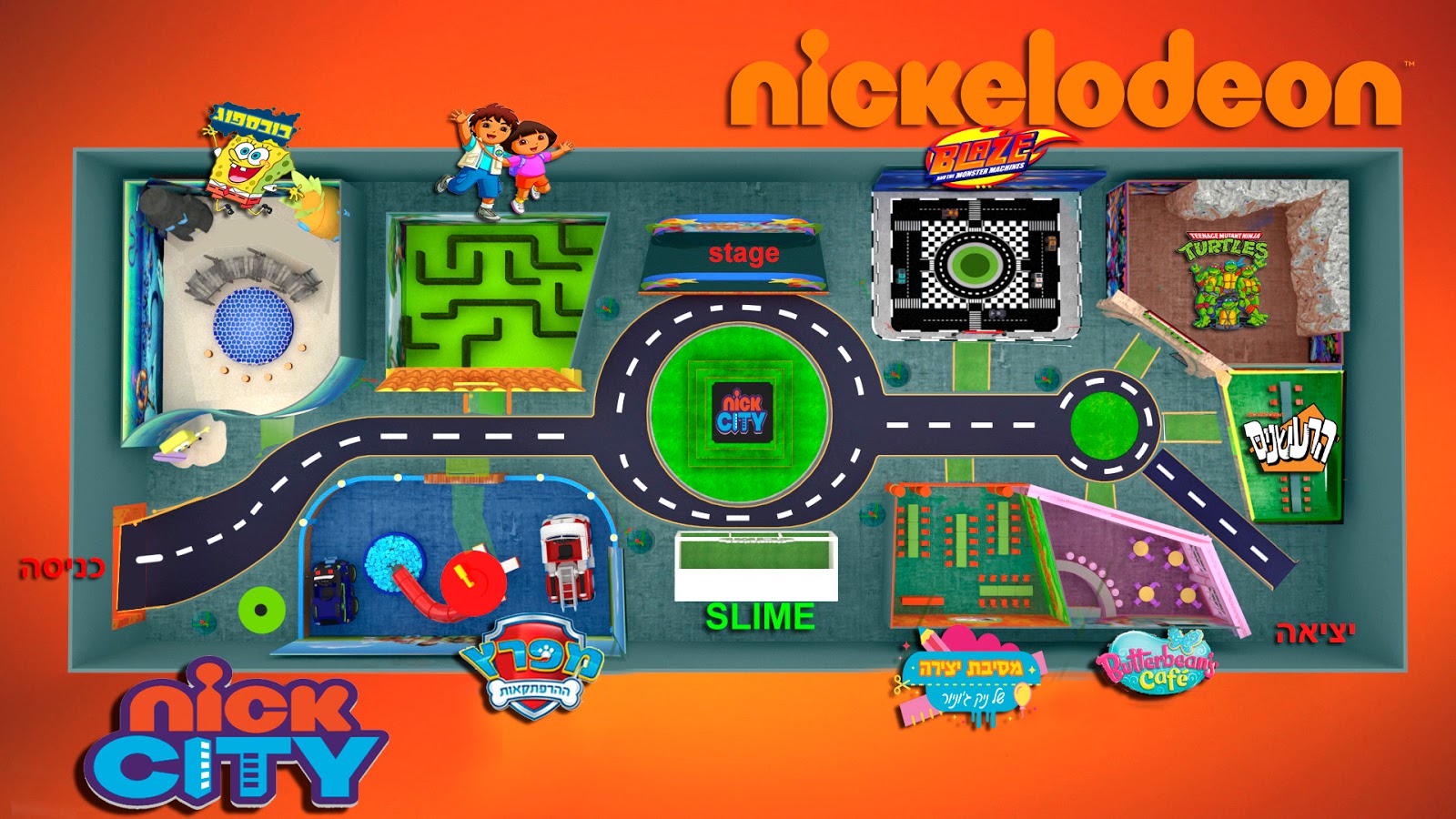 NickALive!: Nickelodeon Israel Opens NICKCITY at Expo Tel Aviv