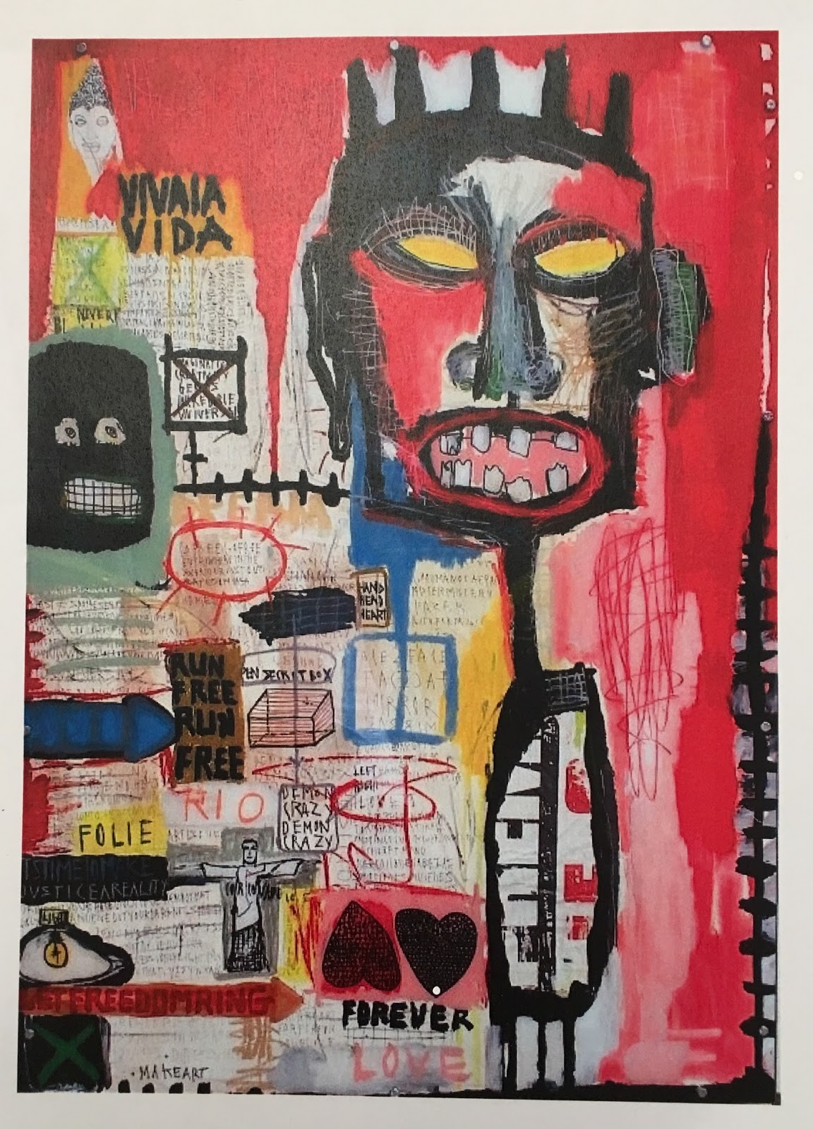 Jean Michel Basquiat Self Portrait