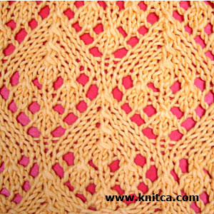Delicate lace stitch pattern for gorgeous knits