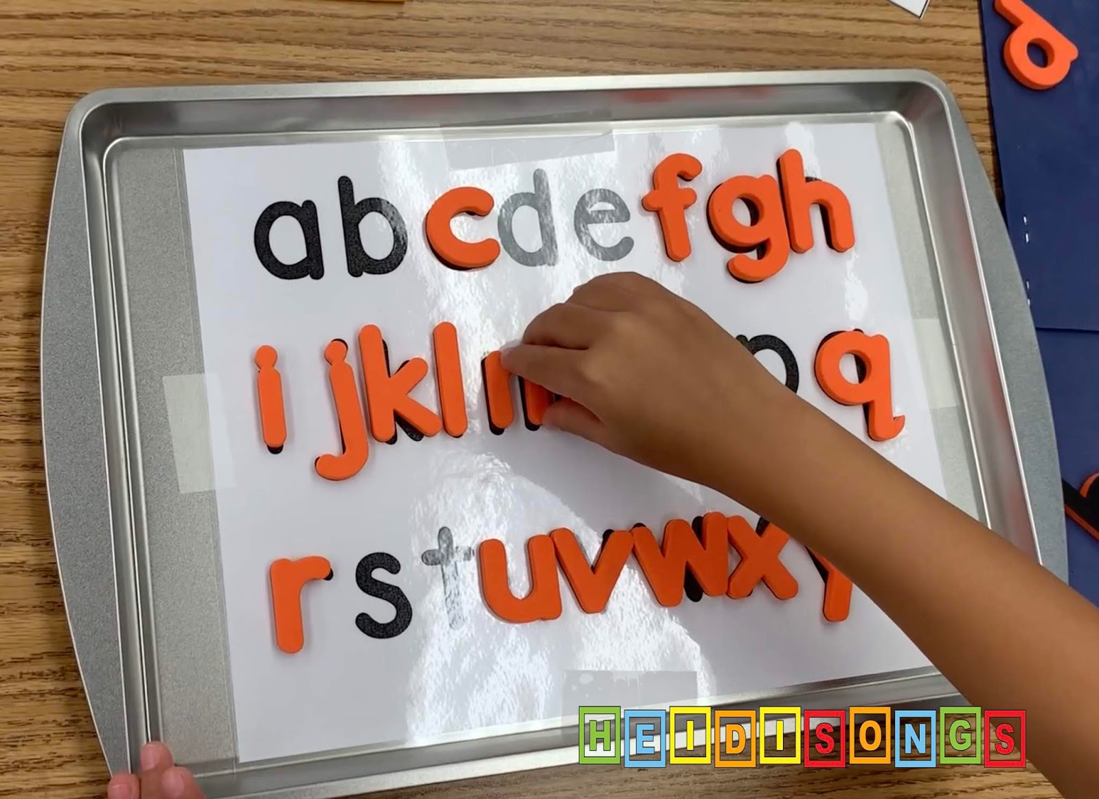 NEW - Cookie Sheet Alphabet Match with Magnetic Letters!