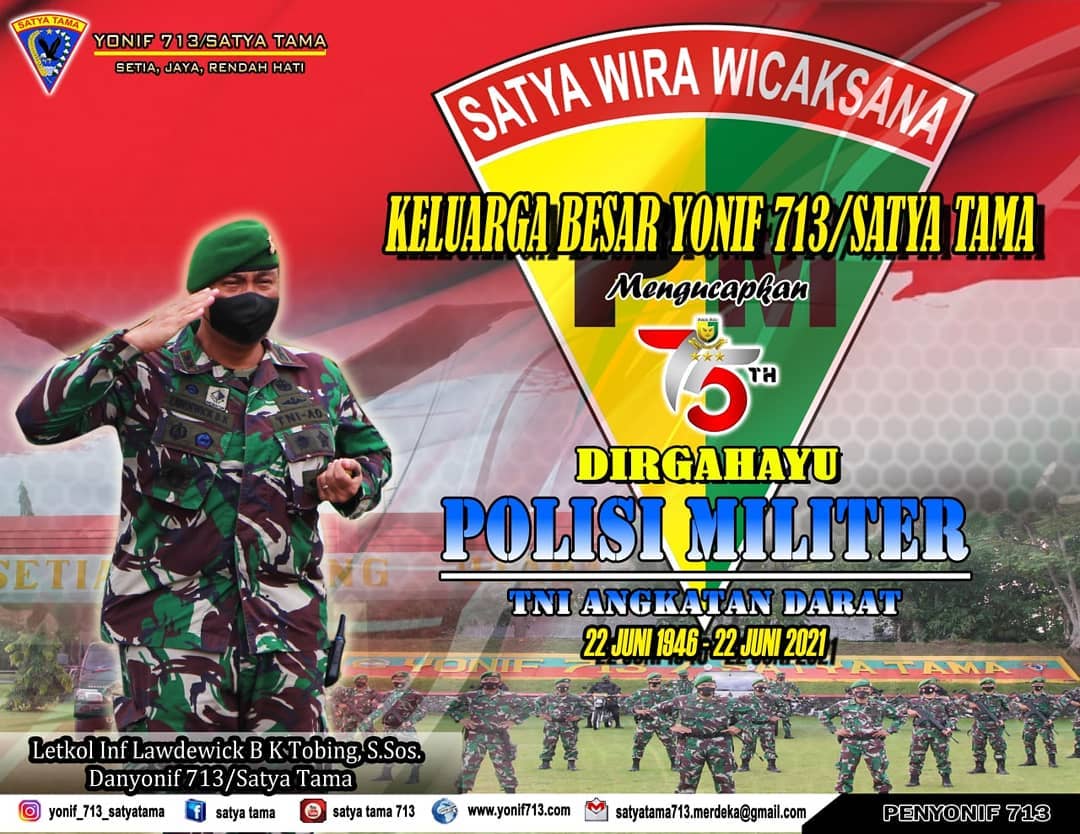 Dirgahayu Infanteri Tni Angkatan Darat Pusat Polisi M