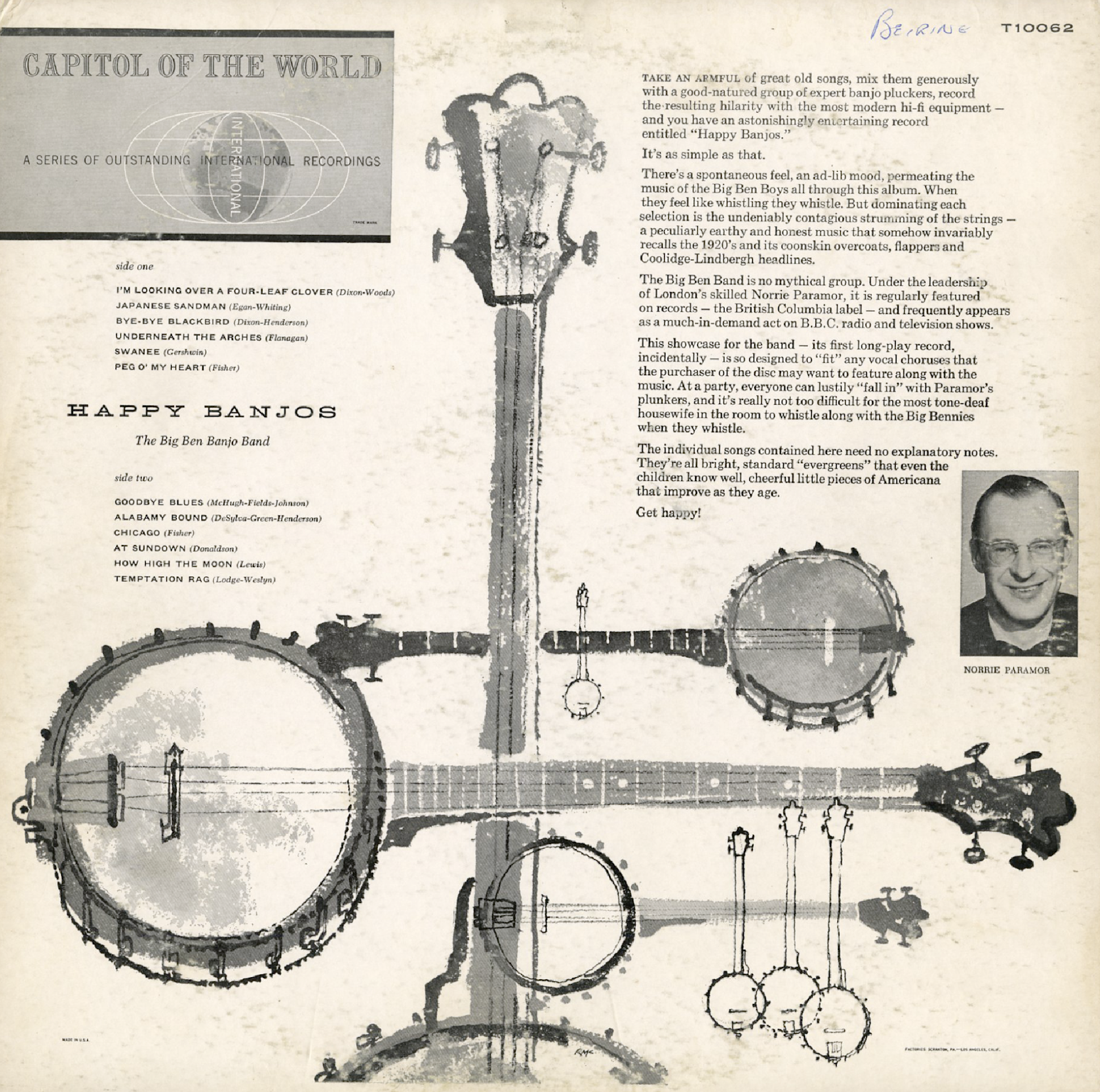 Unearthed In The Atomic Attic: Happy Banjos - The Big Ben Banjo Band