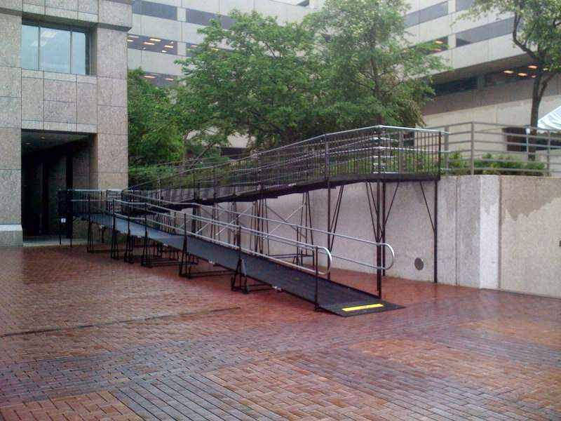 Wheelchair Ramps for Home: Steel Handicap Ramp Design