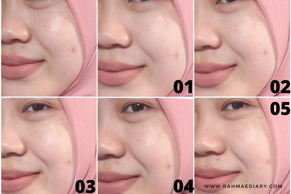 Review Perfect Diary Loose Powder All Shade | Rahma Diary