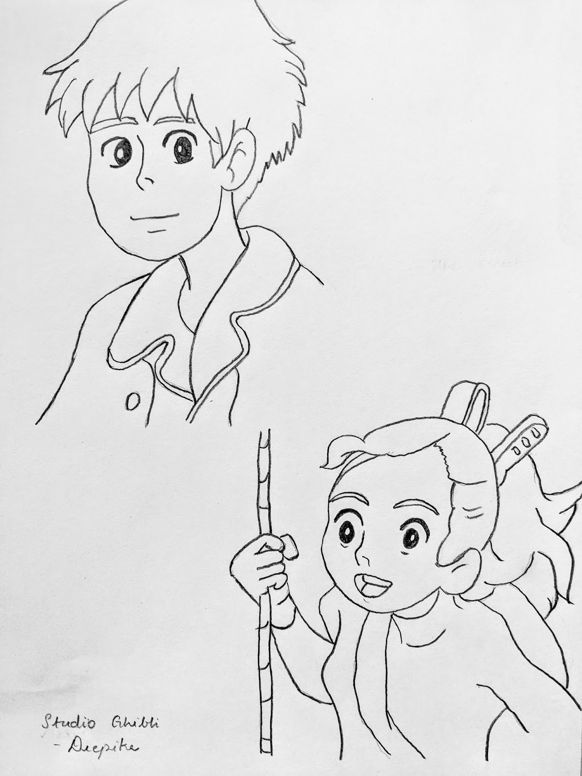 Art For Fun: Pencil Drawing 26 - Studio Ghibli