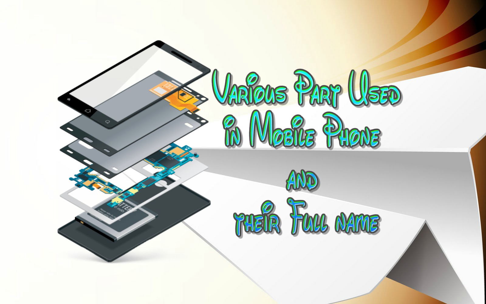 Various Part Used in Mobile Phone and thier Full name - Learn Mobile ...