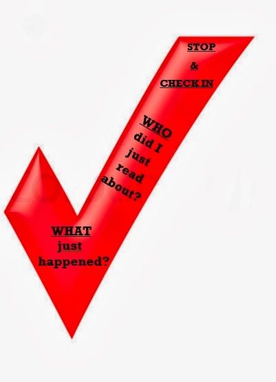 Teaching My Friends!: Check Marks to "Stop and Check-In"