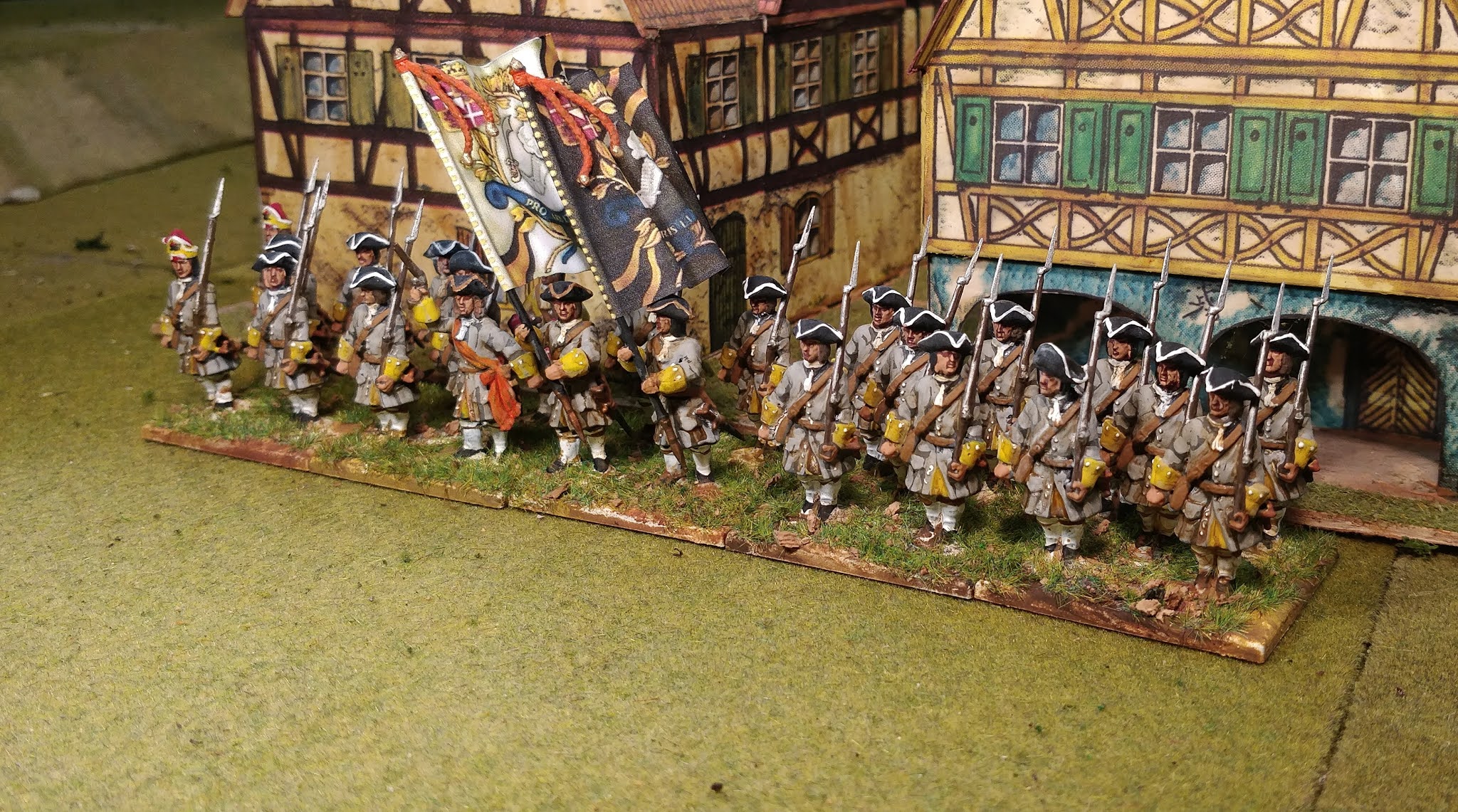 Painting Wargames Figures: 28mm WSS: Dutch Regiment Pallandt