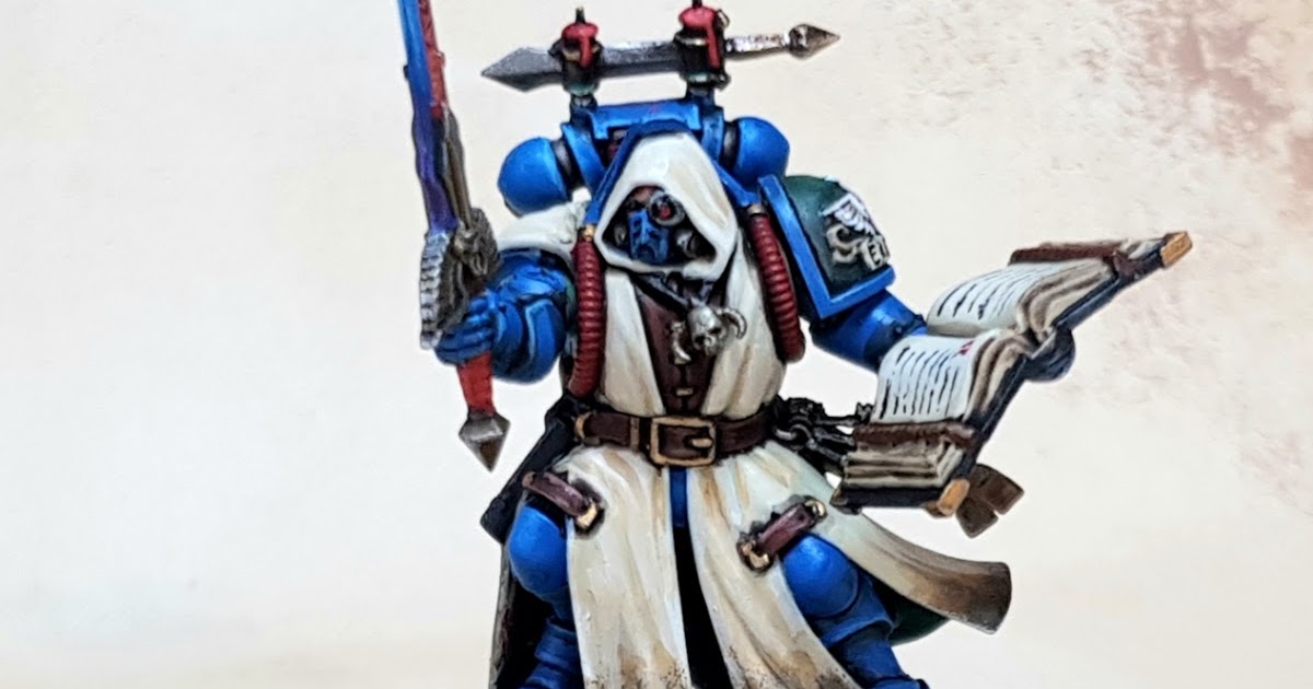 Old School Gaming: 9th Edition Dark Angels: Phobos Ezekiel TO-DONE!!!