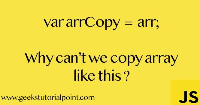 How To Copy Clone Array In Javascript