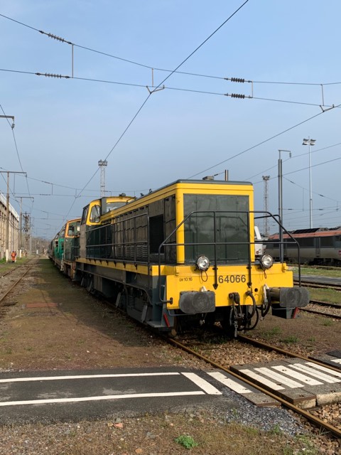 LA PASSION DU TRAIN: Circulation d'un train de la CMR dans le Noooord