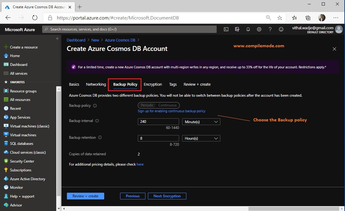 Getting Started with Azure Cosmos DB
