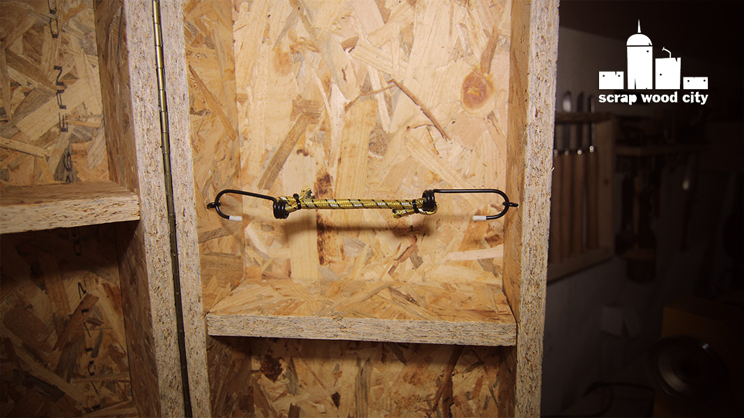scrap wood city: How to make a cheap hanging workshop cabinet out of OSB