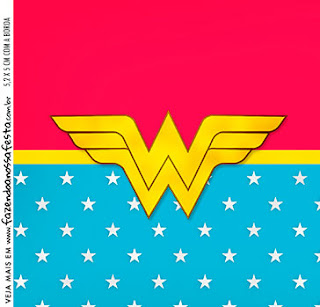 Wonder Woman Free Printable Invitations and Candy Bar Labels. - Oh My ...