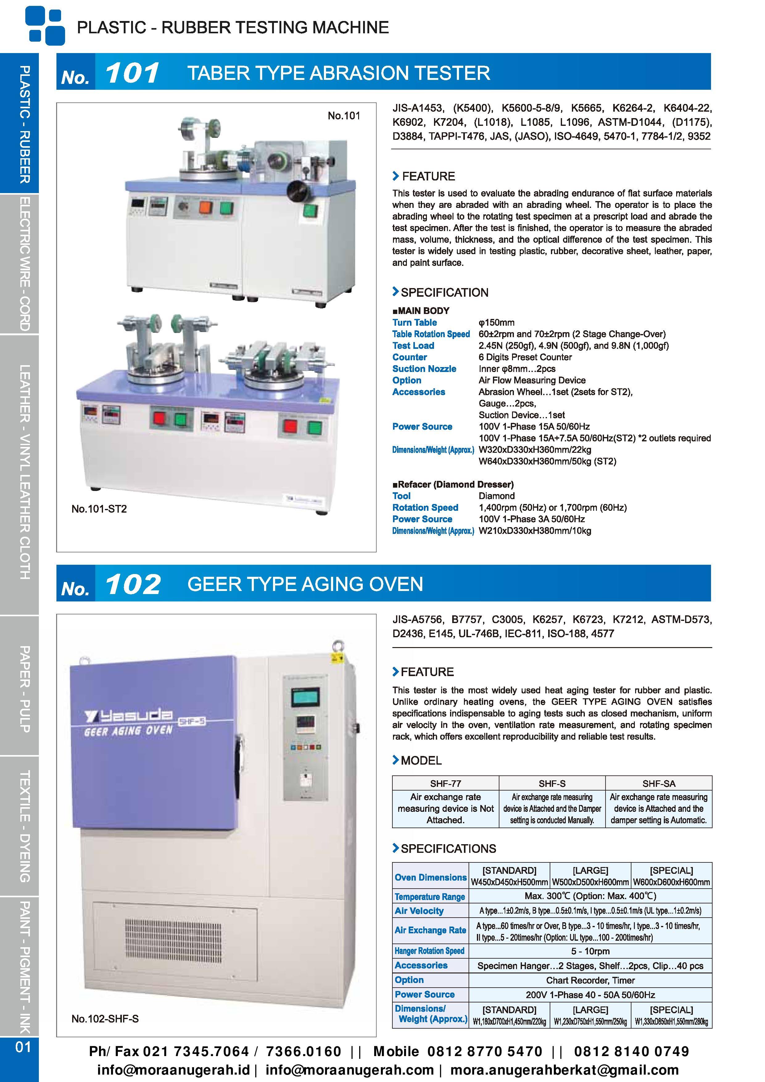 Jual Harga Aging Tester - Geer Type Aging Oven di Kawasan Industri ...