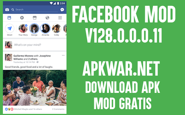 Download Facebook Mod v128.0.0.0.11 No Separate Messenger Needed ...